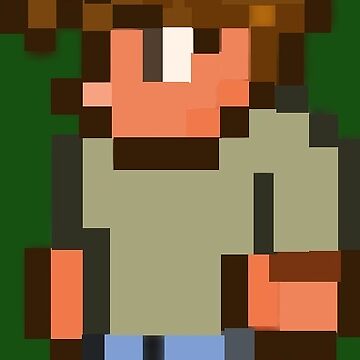 "Guide NPC (HD)" Sticker for Sale by TheZecrom | Redbubble