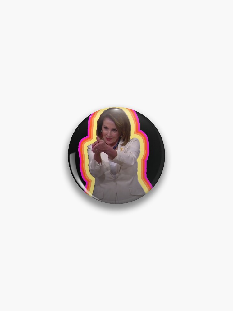 "Nancy Pelosi clapping sticker by gabyiscool" Pin for Sale by ...