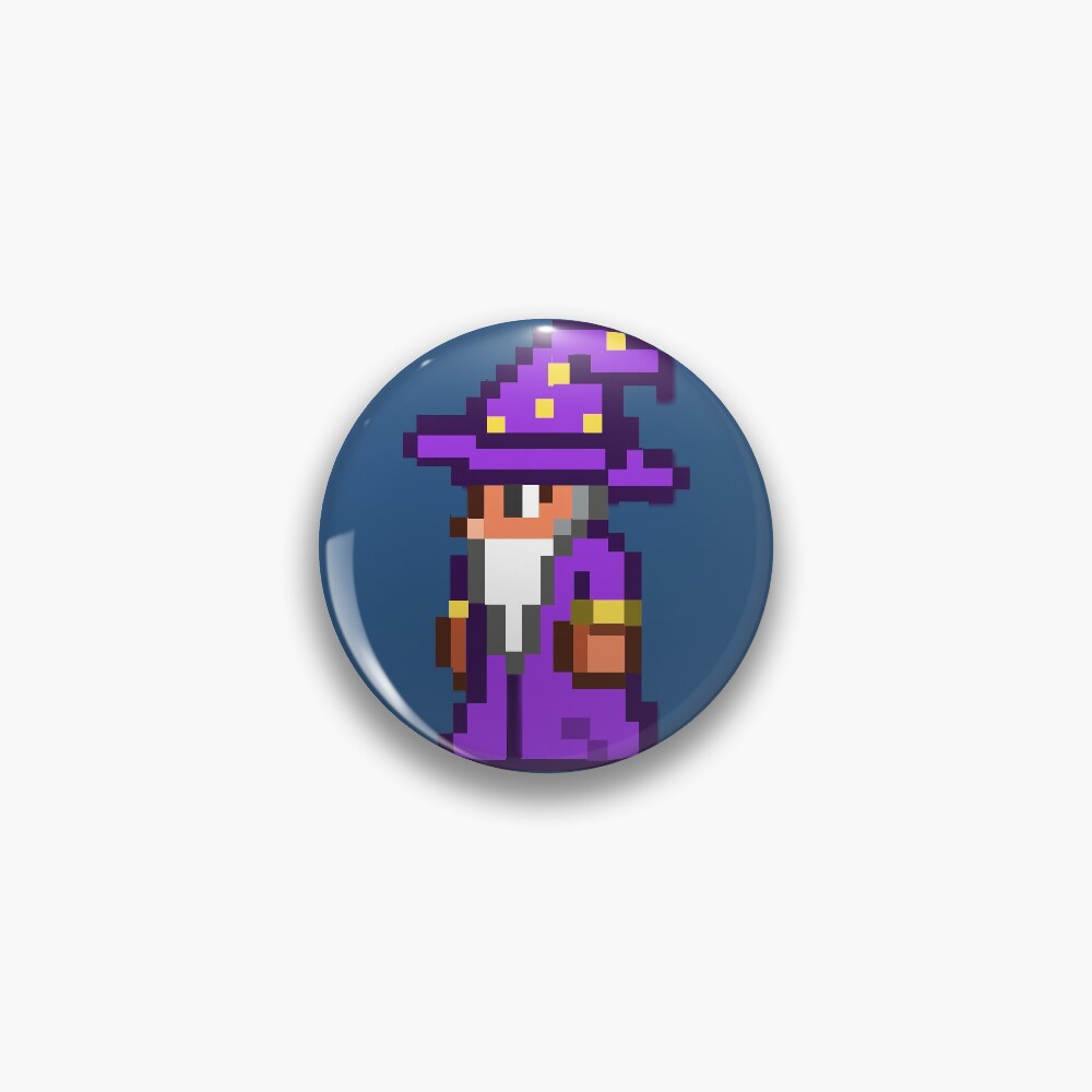 "Wizard NPC (HD)" Sticker for Sale by TheZecrom | Redbubble
