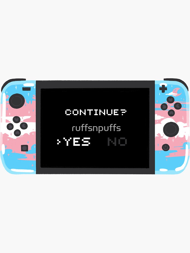 "We must continue" Sticker by ruffsnpuffs | Redbubble