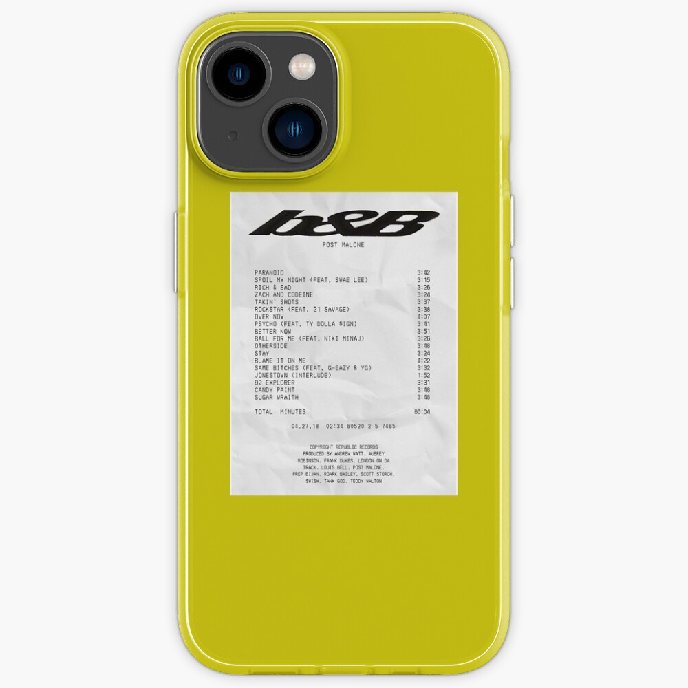 "album receipt" iPhone Case for Sale by jennagardnerr | Redbubble