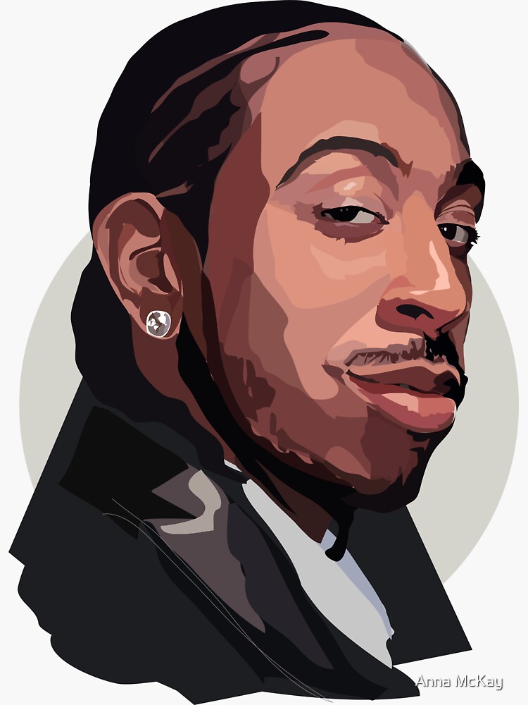 "Ludacris" Sticker for Sale by Anna McKay | Redbubble
