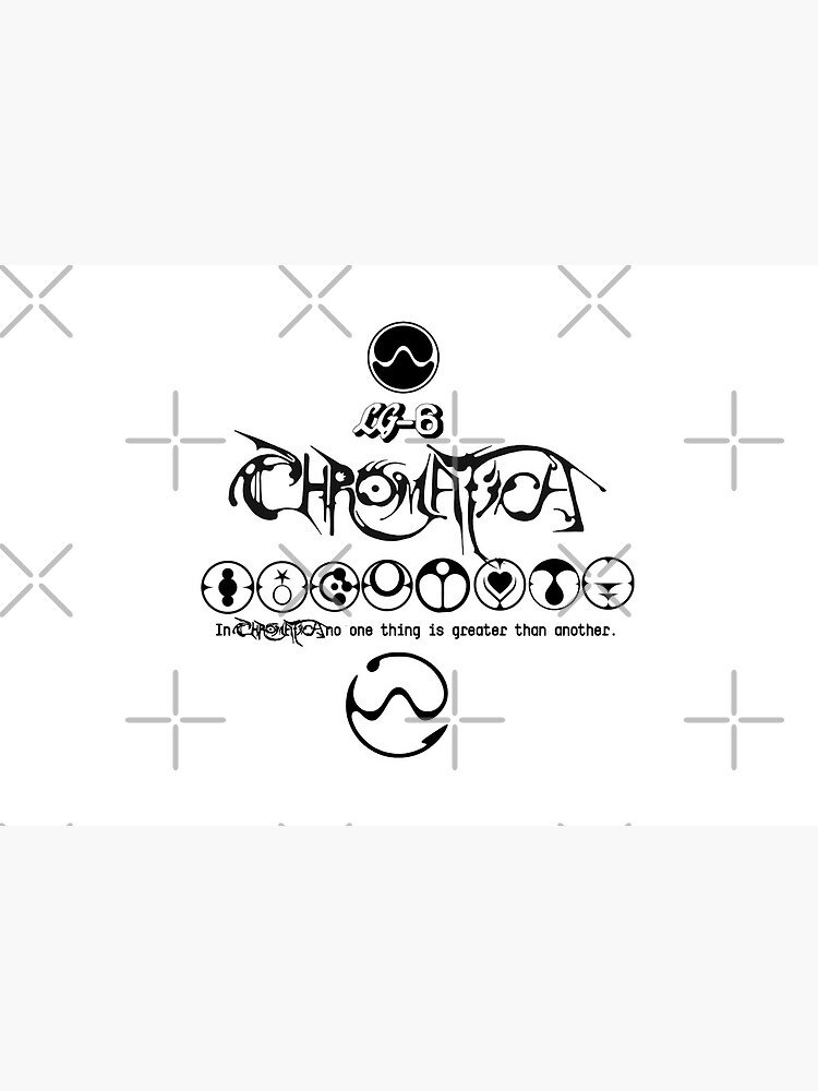 "Chromatica LG6 Sine Wave All Tribes Black and White" Mask by ...