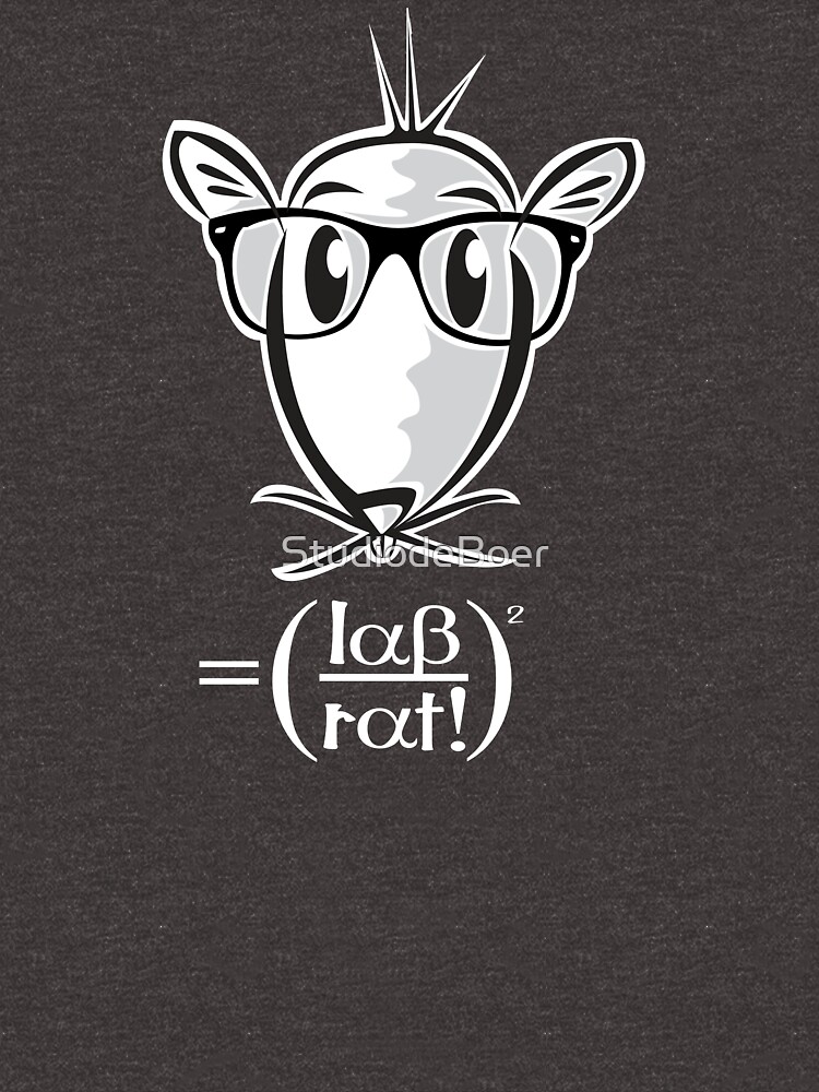 "LAB RAT" T-shirt for Sale by StudiodeBoer | Redbubble | rat t-shirts ...