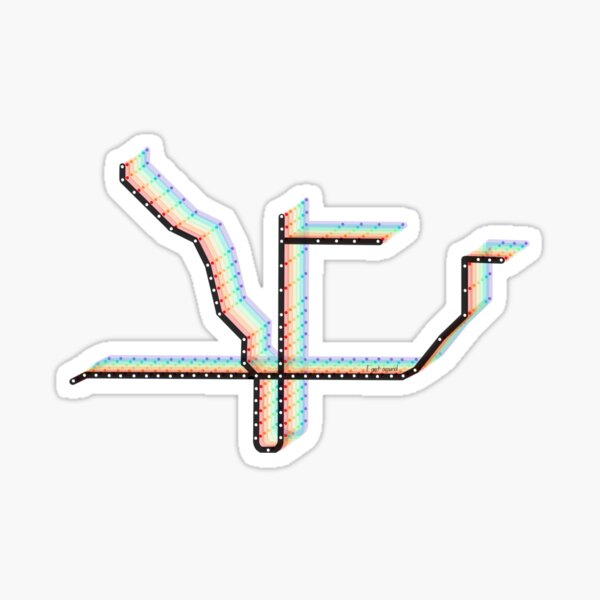 "TTC Map" Sticker for Sale by scoit | Redbubble