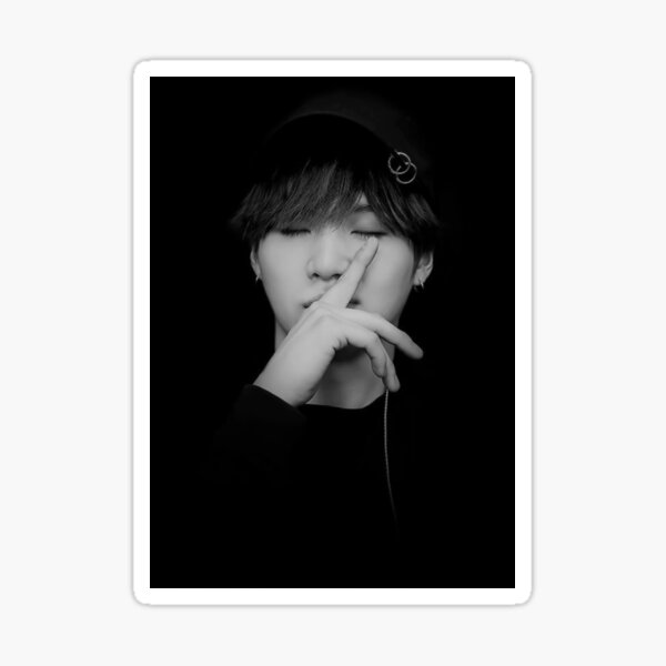 "BTS suga" Sticker by ziamshot | Redbubble