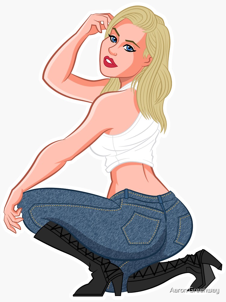 "Jessica" Sticker by Smackeroonie | Redbubble