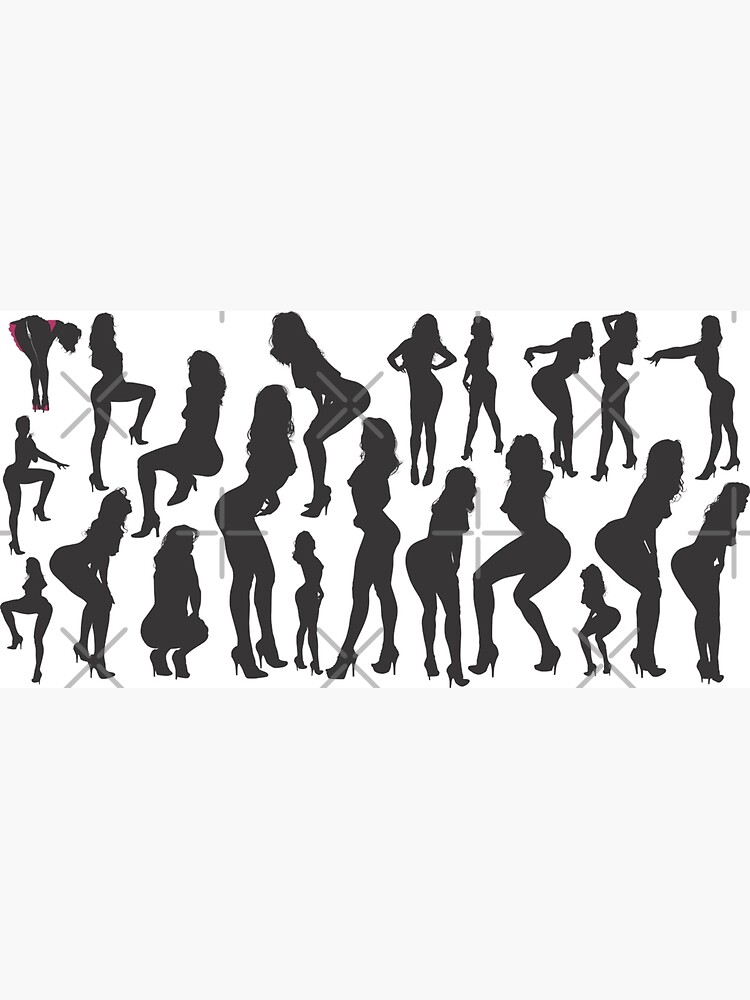 Cartoon Silhoette Silhoette Sexy Women 1 1 1 1 1 1 1 Design 1 1 1 1