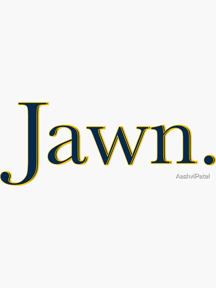 "Drexel Jawn Sticker" Sticker for Sale by AashviPatel | Redbubble