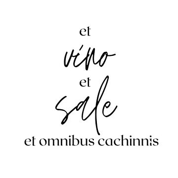 "Catullus 13" Sticker for Sale by aveimperator | Redbubble