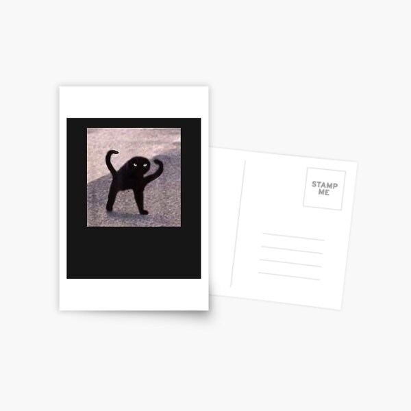 "Cursed Cat Memes: Cursed Cat Angry As Fuk Dank Meme" Postcard by ...