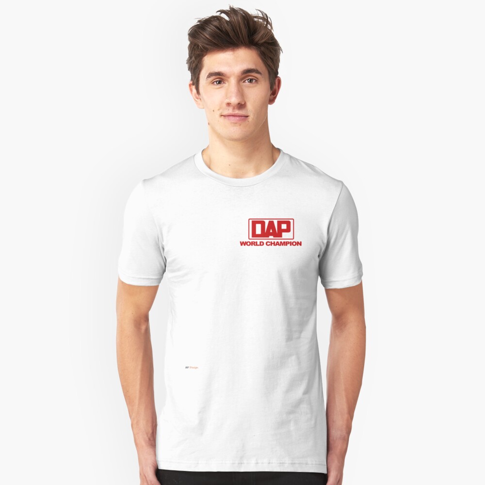 "DAP T Shirt original style 70's" T-shirt by harrisonformula | Redbubble