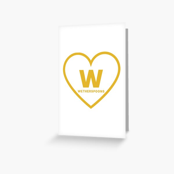 "Heart Wetherspoons Personalised Novelty Funny Gift " Greeting Card for ...