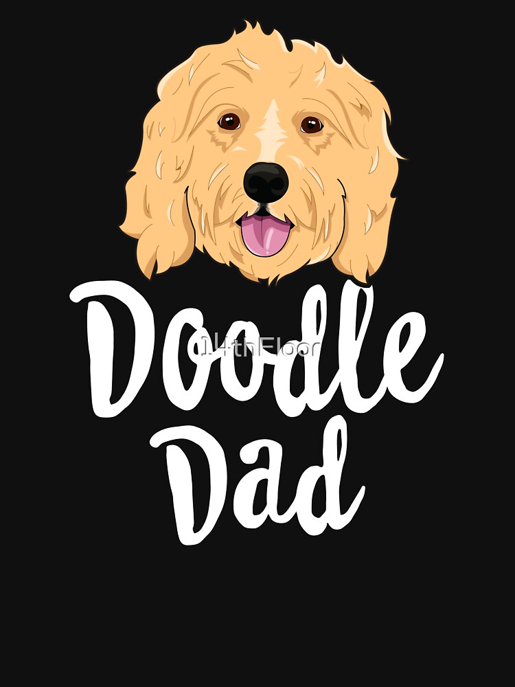 "Doodle Dad T-Shirt Men Goldendoodle Dog Puppy Father Gift" T-shirt for ...