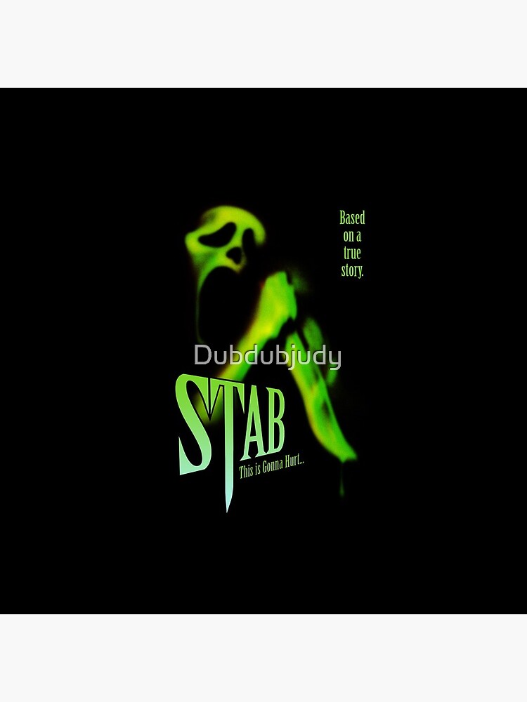 Stab Movie Scream Horror Film Pin Button