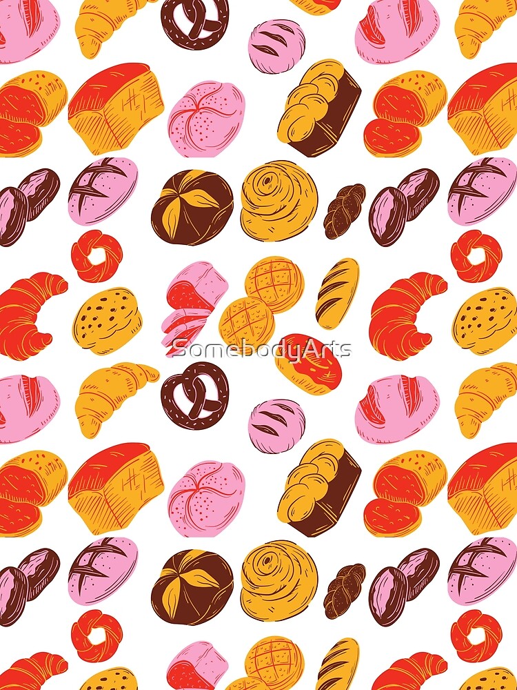"Cute Pastry Pattern " T-shirt for Sale by SomebodyArts | Redbubble ...