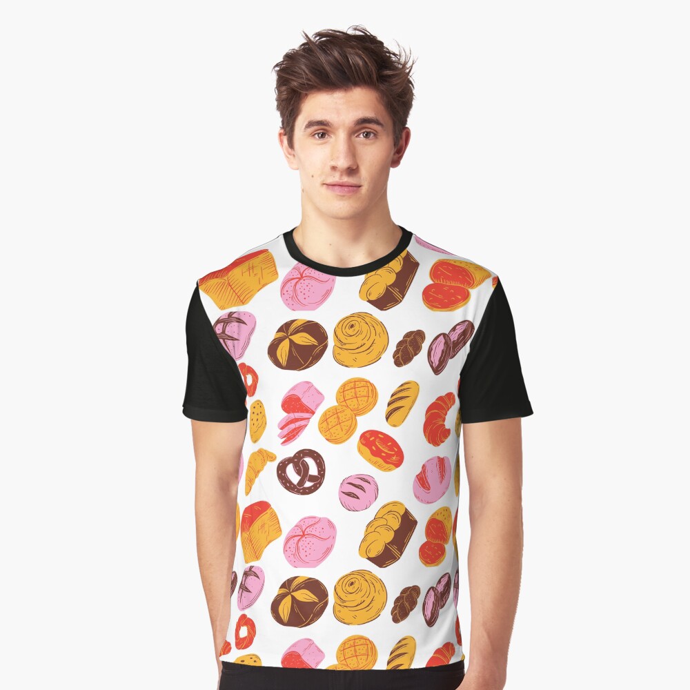 "Cute Pastry Pattern " T-shirt for Sale by SomebodyArts | Redbubble ...