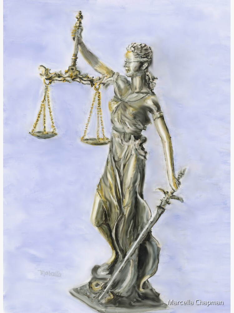 "Lady Justice" Sticker for Sale by LiaWeirInk | Redbubble