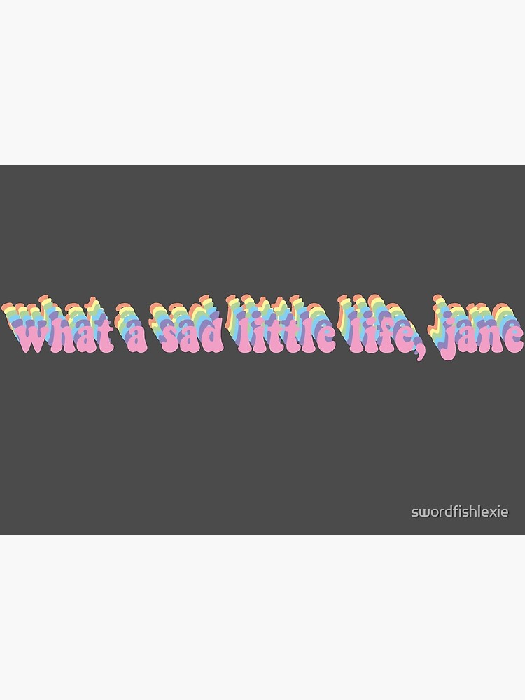 "Come Dine With Me - What a sad little life jane" Poster for Sale by ...