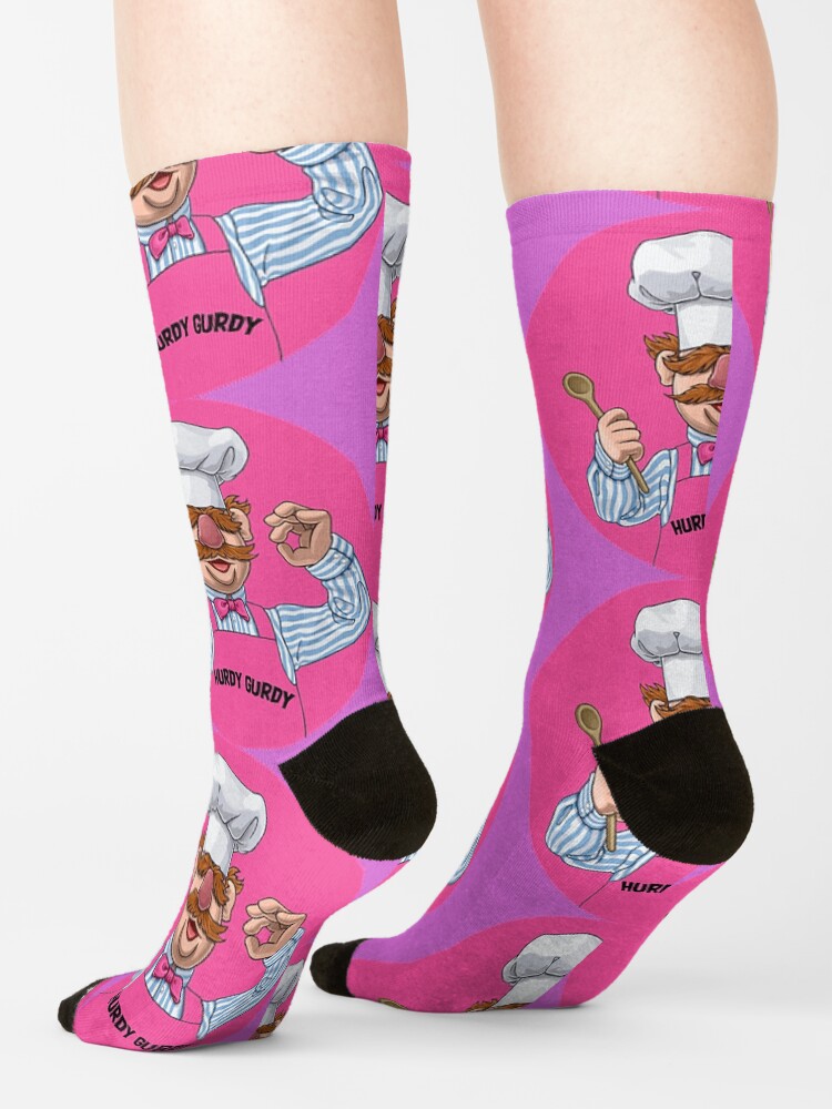 Chaussettes « Hurdy Gurdy Bork Bork Chef de four à micro-ondes ...