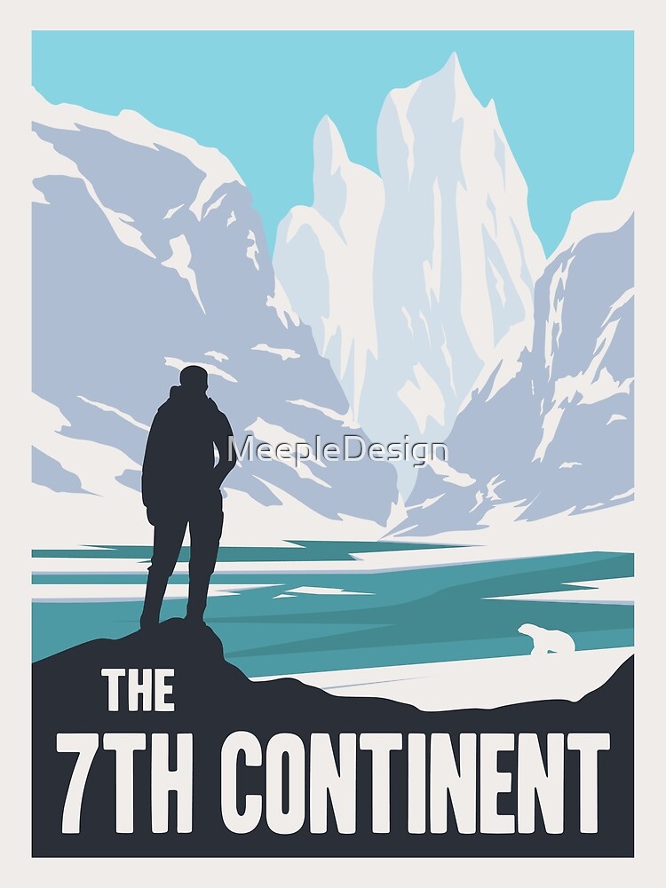 Lámina fotográfica «The 7th Continent Board Game - Estilo de póster de ...
