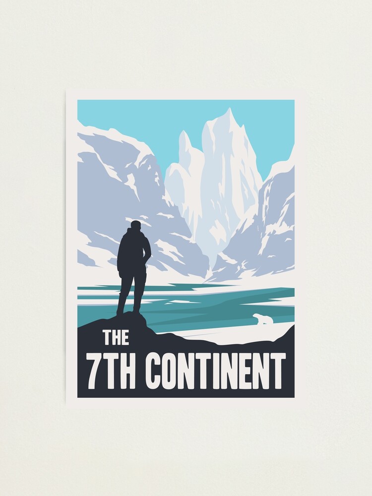 Lámina fotográfica «The 7th Continent Board Game - Estilo de póster de ...