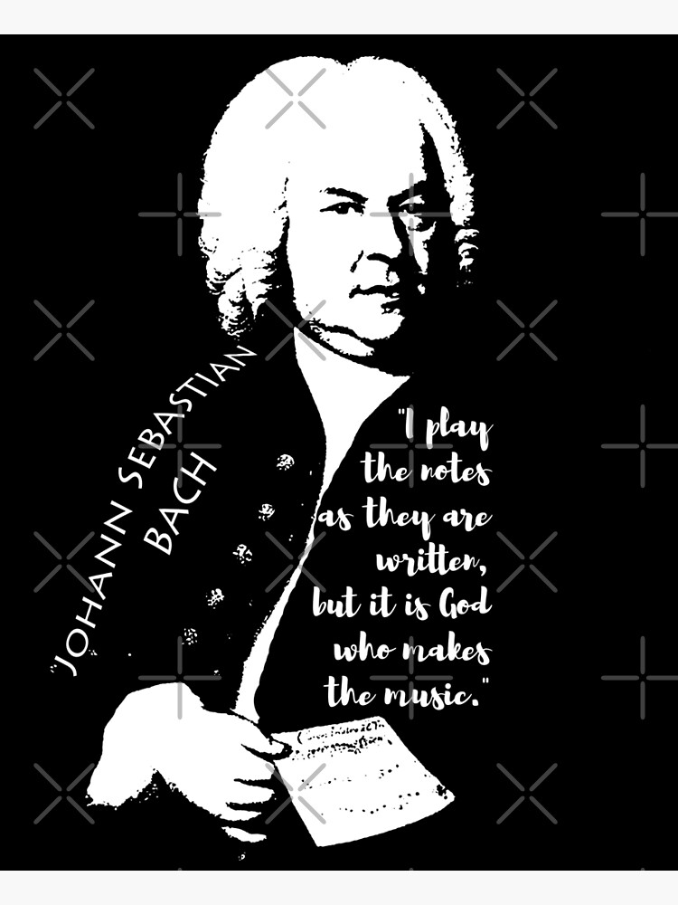 "Johann Sebastian Bach" Poster for Sale by neteor | Redbubble
