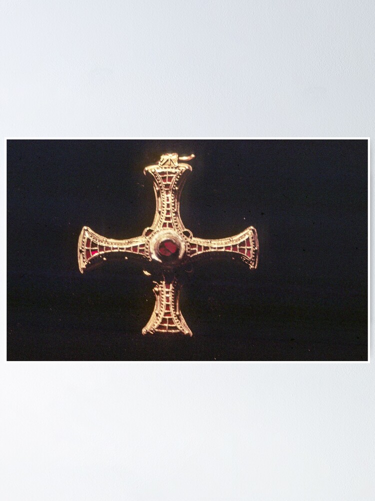 "St Cuthbert's Cross C7 Museum Durham Cathedral 19810104 0057" Poster ...