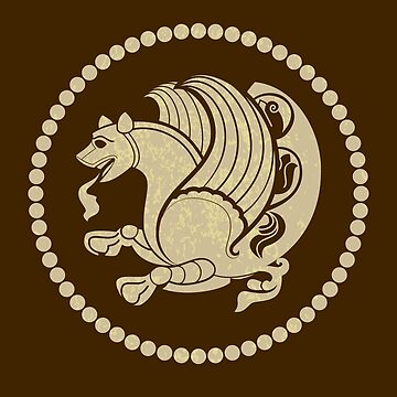 "Simurgh Iranian Mythology Senmurv Persian Symbol " Sticker for Sale by ...