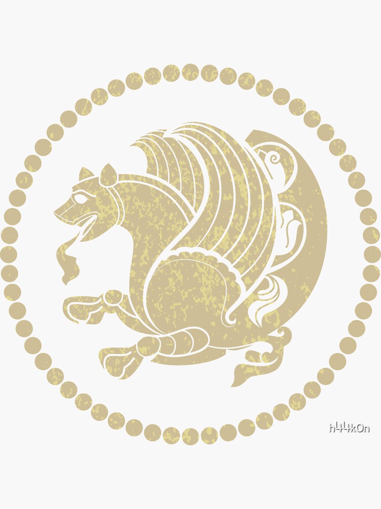 "Simurgh Iranian Mythology Senmurv Persian Symbol " Sticker for Sale by ...