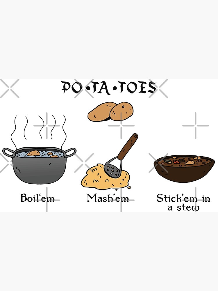 PO-TA-TOES Premium Matte Vertical Poster sold by Ben rc | SKU 41139965 ...