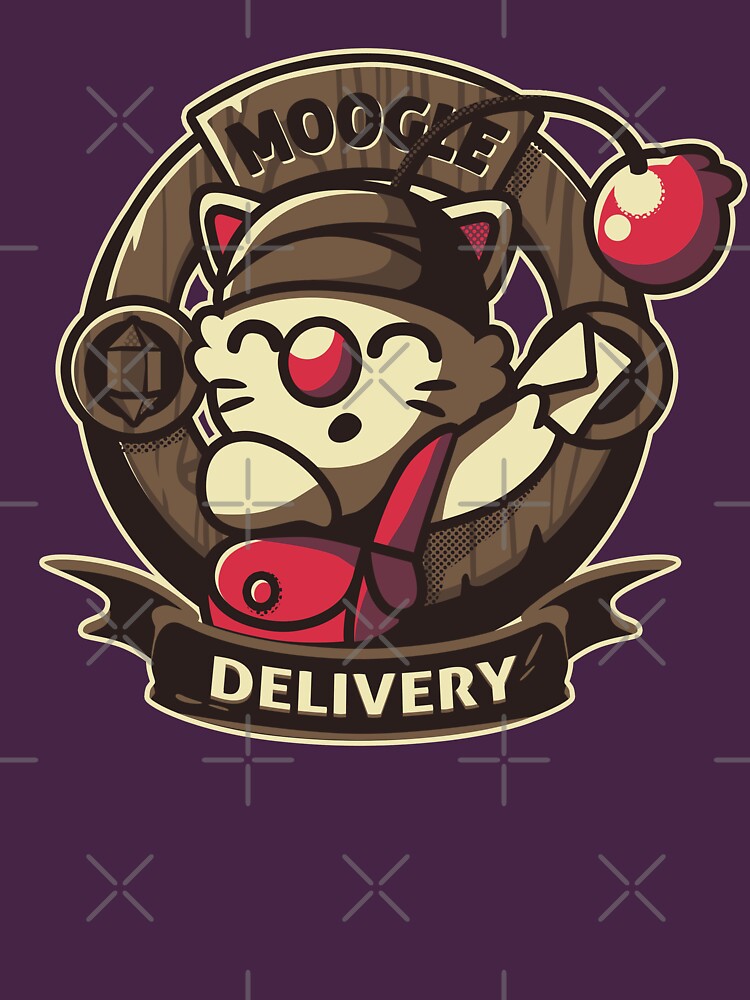 "Moogle Delivery" T-shirt for Sale by otzee | Redbubble | final fantasy ...