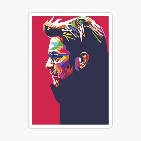 "Jurgen Klopp in red WPAP Popart" Sticker for Sale by nudimsign | Redbubble