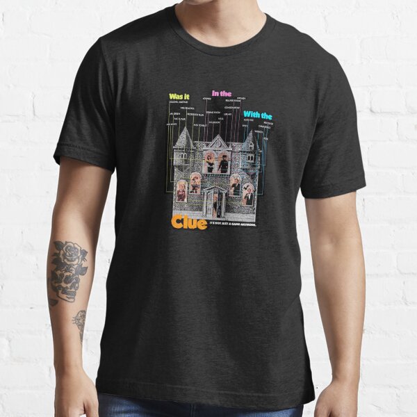 "Vintage Style CLUE - 80s Movie art" T-shirt for Sale by Mikeyofthe80s ...