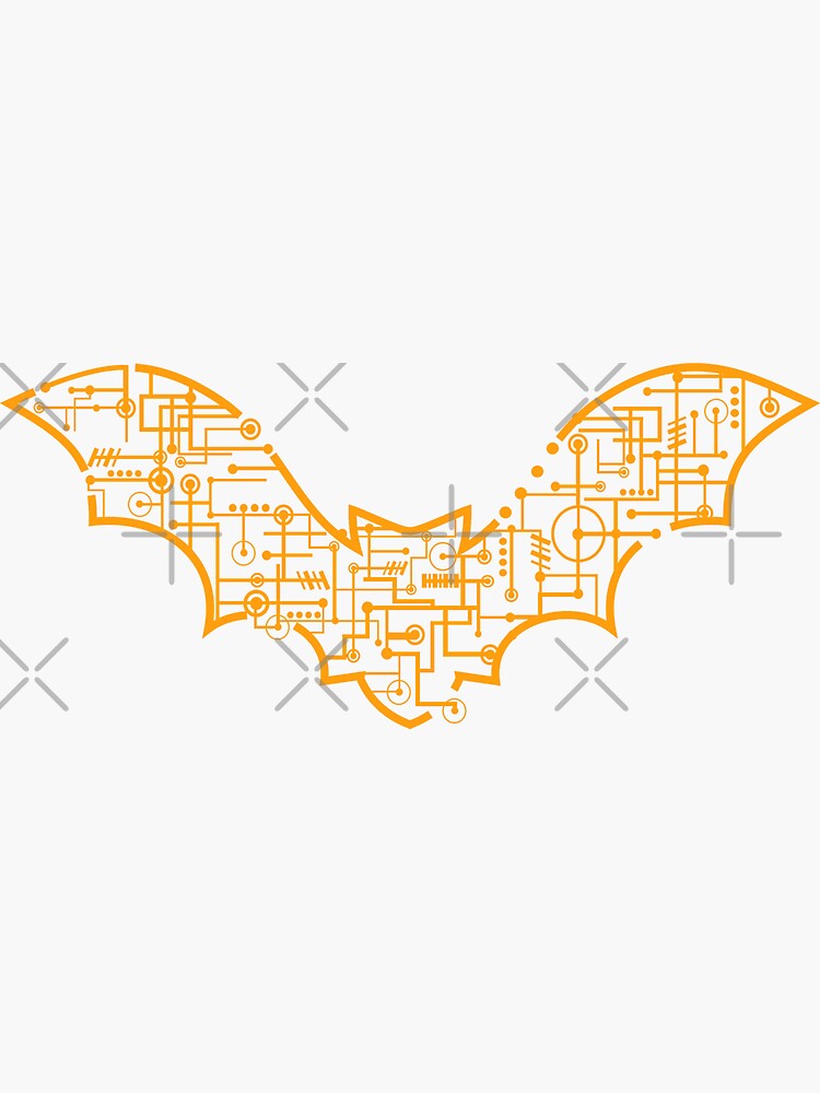 "Electric Bat" Sticker by VibrantGifts | Redbubble