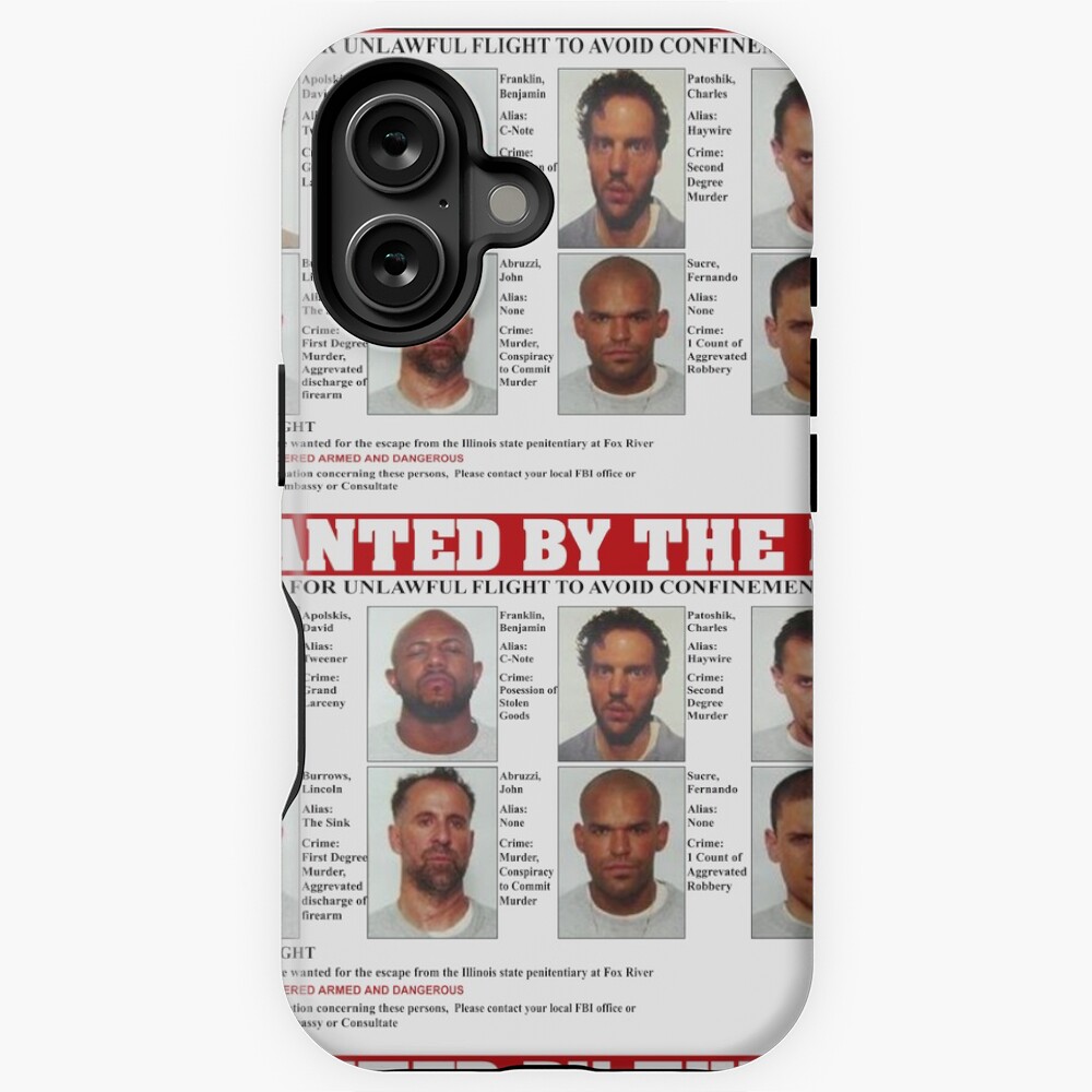"Prison Break FBI Wanted Poster" Poster for Sale by RadioactiveBee ...