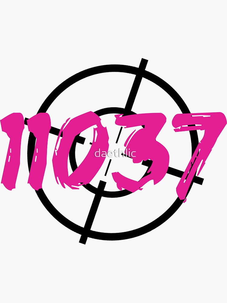 "Danganronpa 11037" Sticker by daethlic | Redbubble