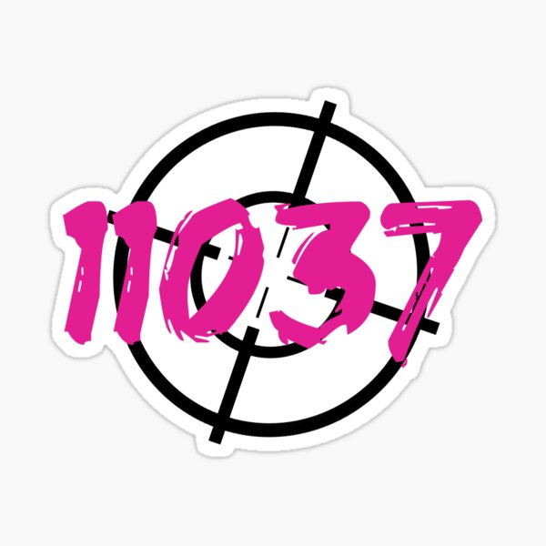 "Danganronpa 11037" Sticker by daethlic | Redbubble