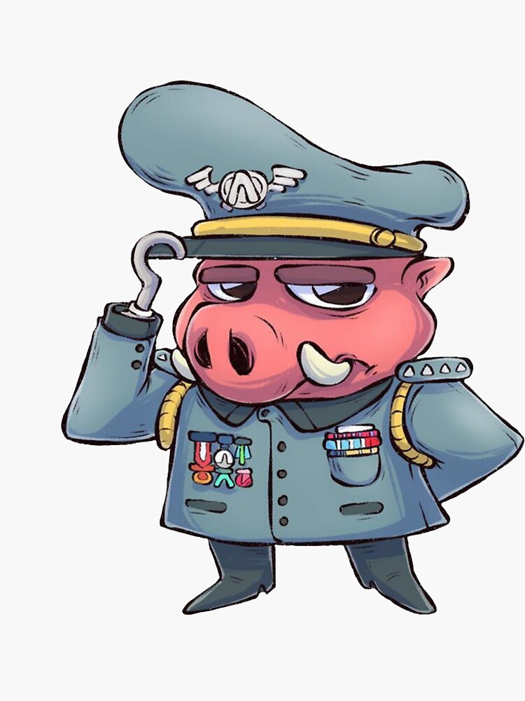 "Pig-cop" Sticker for Sale by jessicacolex | Redbubble
