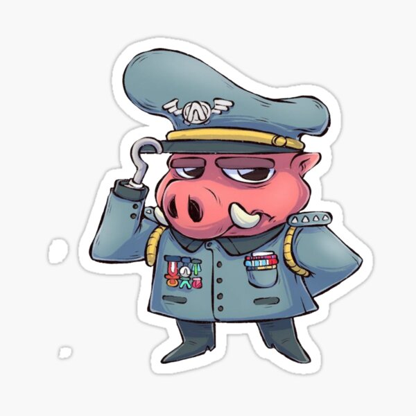 "Pig-cop" Sticker for Sale by jessicacolex | Redbubble