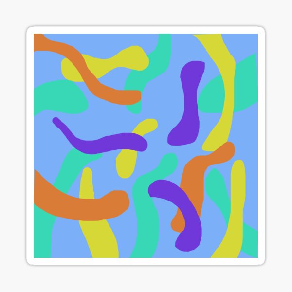 "Colourful Camo : Surprising" Sticker by tg-artwork21 | Redbubble