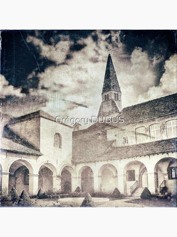 "French Augustinian convent building of Cremieu in Isere retro styled ...