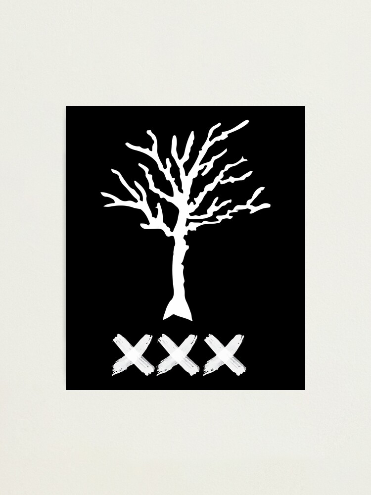 "xxxtentacion Tree Logo" Photographic Print by Novaque | Redbubble