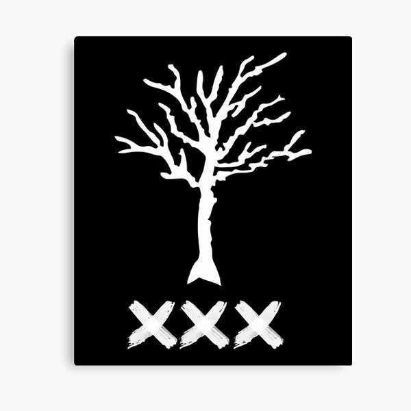 "xxxtentacion Tree Logo" Canvas Print by Novaque | Redbubble