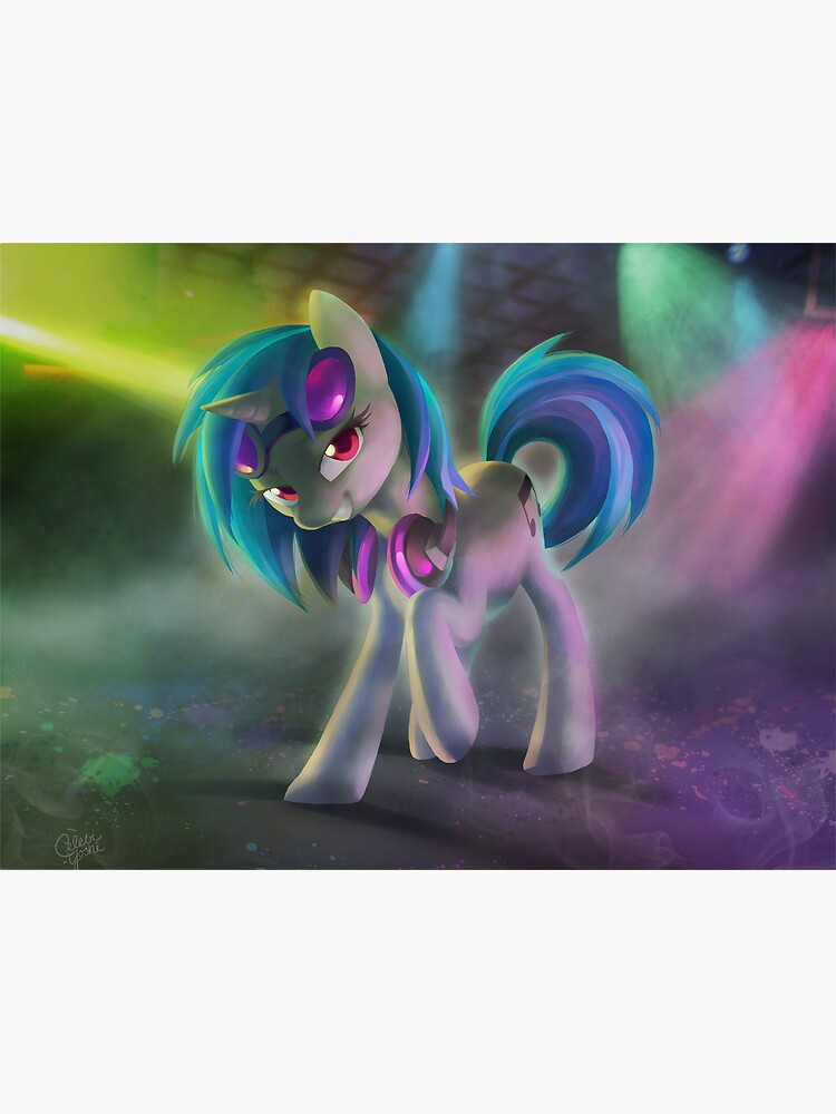 "Vinyl Scratch / DJ Pon3" Art Print for Sale by Dawnfire | Redbubble