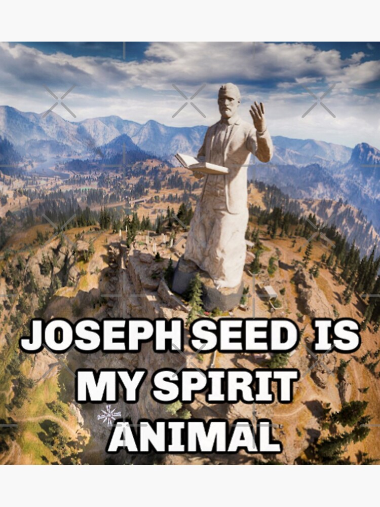 "JOSEPH SEED" Sticker for Sale by Daviscoatings | Redbubble