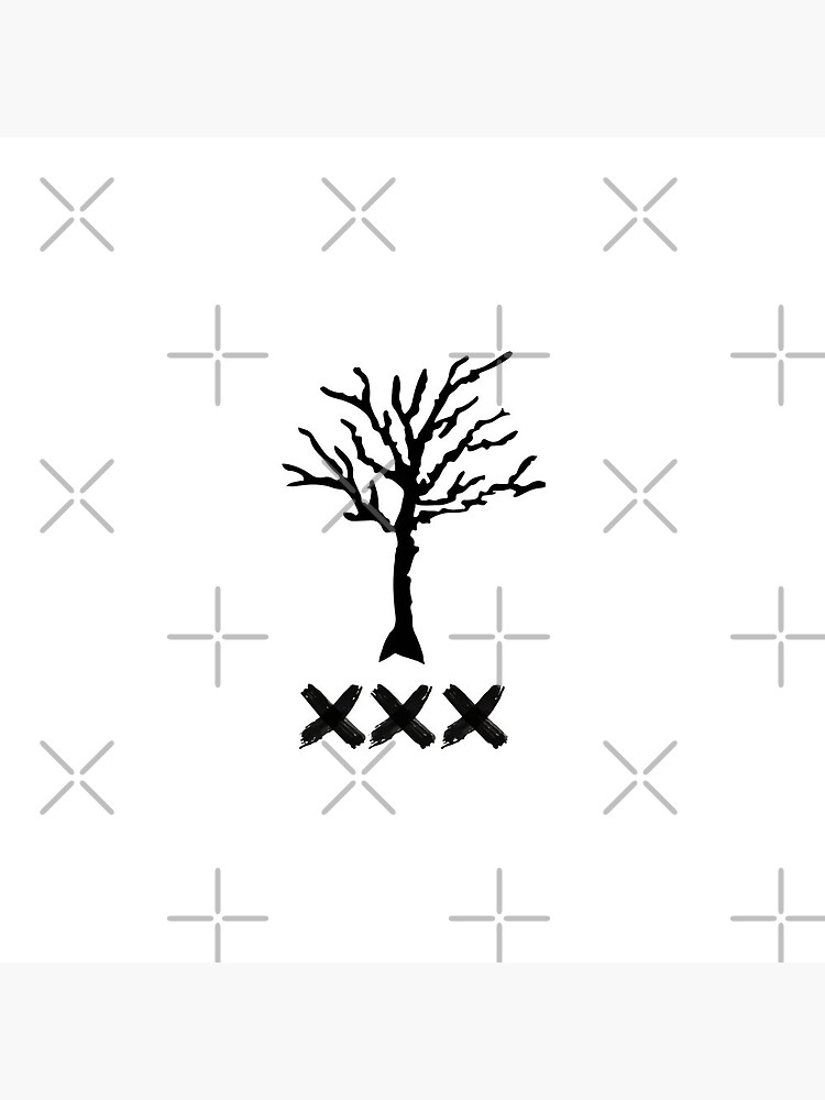 "xxxtentacion Tree Logo" Pin for Sale by Novaque | Redbubble