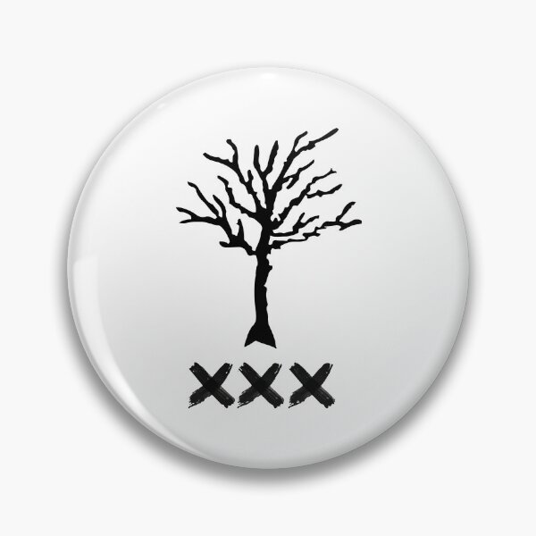 "xxxtentacion Tree Logo" Pin for Sale by Novaque | Redbubble
