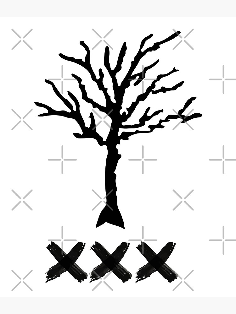 "xxxtentacion Tree Logo" Poster for Sale by Novaque | Redbubble