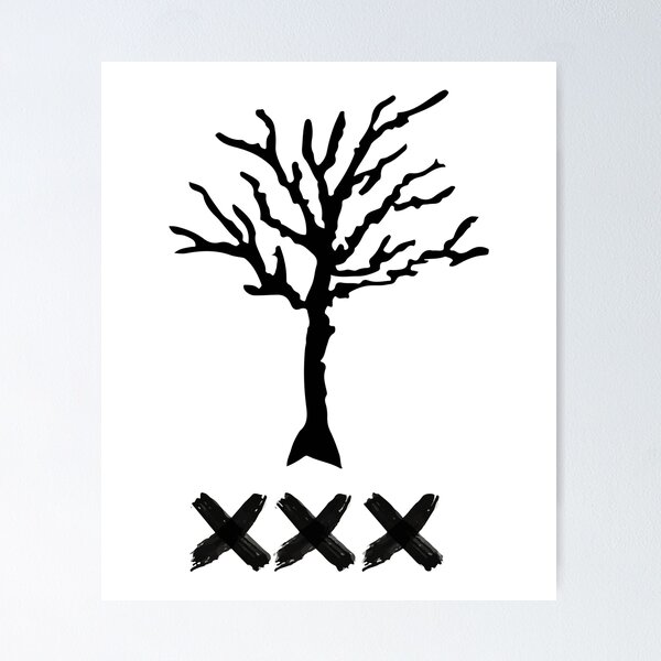 "xxxtentacion Tree Logo" Poster for Sale by Novaque | Redbubble